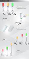China ONN-M4T-USB 7 Colors DC5V LED Signal Tower Light IP53 Custom Pole For Industrial Equipment for sale
