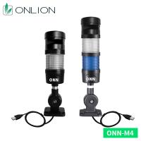 China ONN-M4-Usb Top Buzzer LED Stack Light 5V Multi Layer 1-5 Colors For CNC Automation for sale