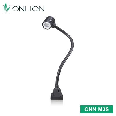 China ONN-M3S 24V 4.5W LED Machine Tool Work Lights Flexible Gooseneck Light For Automatic for sale