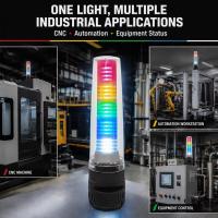 China ONN‑M4A Industrial Stack Signal Tower Light,PNP NPN & Contact Type,DC12V DC24V AC220V Machine Warning Stack Light for sale