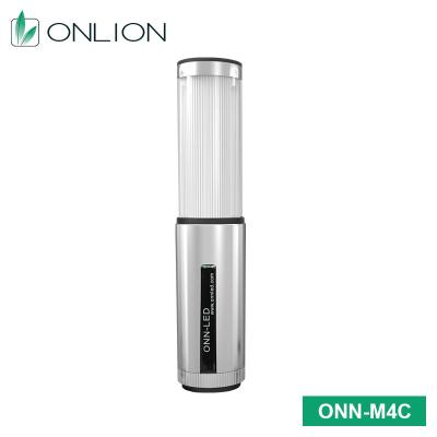 China ONN‑M4C Single‑Layer RYG LED Signal Tower Light >95dB Buzzer DC12V DC24V AC100‑240V Warning Light For CNC Automation for sale