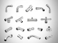 China M Type V Type Press Fit Fittings Stainless Steel Plumbing Fittings DN10 to DN50 1.6MPa for sale