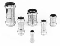 China Custom SS304L SS316L Water Pipe Socket PN25 Press Fit Socket for sale