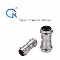 China SS304L Press Fit Pipe Fittings Male Female Adaptor DN15mm Forged Polishing 1.6MPa for sale