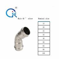 China 300 Series Stainless Press Fittings DN15 - DN100 Free Samples for sale