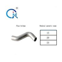 China Polishing Stainless Steel Bend with 90 external thread Nickel White for sale