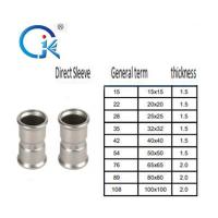 China Free Samples Equal Tee Coupling , Nickel White Carbon Steel Press Fittings for sale