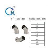 China Galvanized Carbon Steel Press Fittings 2Mpa 90 ° elbow, internal thread for sale