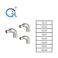 China DN20 Carbon Steel Press Fitting 90 Degree Elbow Nickel White ISO9001 2Mpa for sale