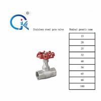 China Internal Round Thread Handle Lock Through Ball Valve 316 Stainless Steel for sale