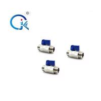 China SS316L Mini Ball Valve 3/8 Inch Male Female Angle Valve for Water Gas for sale