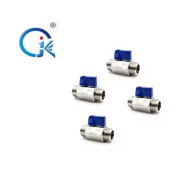 China SS304L Stainless Steel Mixer Water Angle Valve 3/8 Inch Female x Male for Water Filter Connection for sale