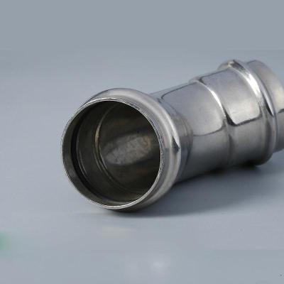 China Stainless Steel 45 Degree Grooved Pipe Elbow 2Mpa ANSI Standard DN50-DN300 for sale