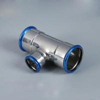 China DN22 Stainless Steel Press Fittings Equal Coupling ISO9001 Approved for sale