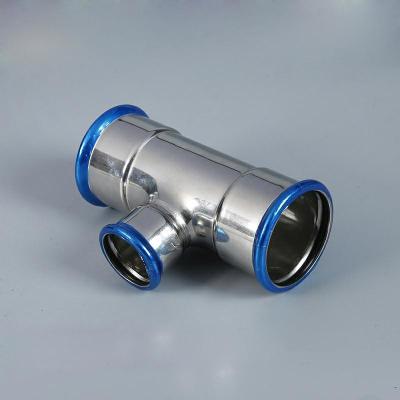 China DN22 Stainless Steel Press Fittings Equal Coupling ISO9001 Approved for sale