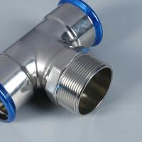 China Forged M Profile Press Fittings Tee 1.6MPa DN20-DN100 Carbon Steel Pipe Fittings for Water Oil for sale