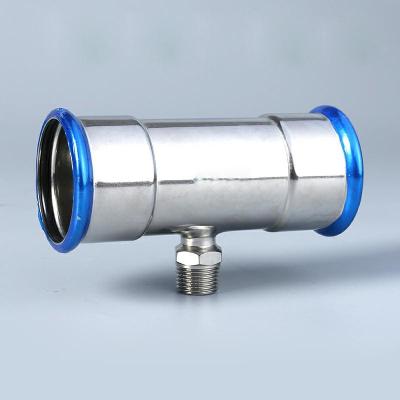 China DN15-DN108 Stainless Steel Pipe Coupling Press Fit Pipe Eco Friendly for sale