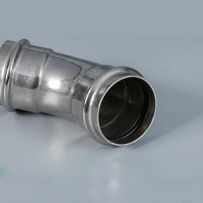 China 90 Degree Female Elbow Press Fitting Carbon Steel DN15-DN100 2MPa for sale