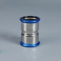 China DN22 Stainless Steel Press Fittings Equal Coupling ISO9001 Approved for sale