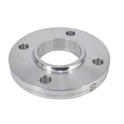 China Sanitary Stainless Steel 304 Grooved Fitting Straight Pipe Flange End DN50 DN300 1-2Mpa for sale