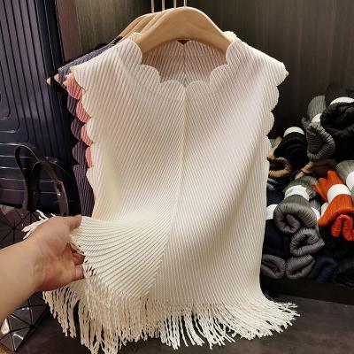 China Women's Summer Elegant European American Fashion Vest Tops Dragon Scale Tassel Versatile Slimming Loose Fit Solid Short for sale