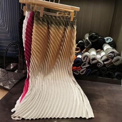 China Women's High Waist Handmade Ruffle Skirt Summer Hip Wrap Vintage Style Half Body Skirt for sale