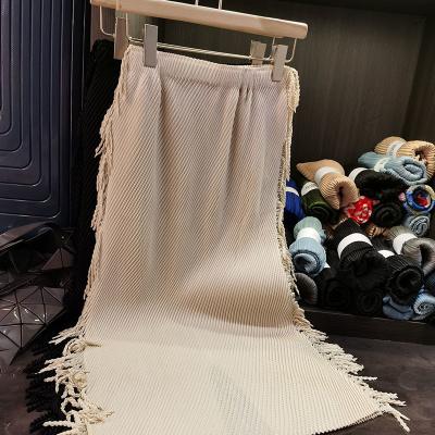 China Design Style Tassel Dragon Scale Pleated Skirt Exudes a Slimming Temperament, A-line Skirt for Women for sale