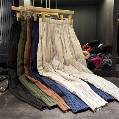 China Autumn New Fashion Women's Casual Harem Skinny Pants Commuter Mid-High Waist Versatile Cotton-Padded Slimming Elastic Waist for sale