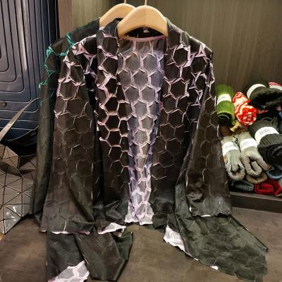 China Women's Spring New Style Heavy-Duty Long-Sleeved Cardigan Top Versatile Casual Pleated Coat Made of Polyester for sale