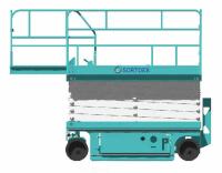 China Self Moving Aerial Work Platforms Scissor Type Height 8 Meters for sale