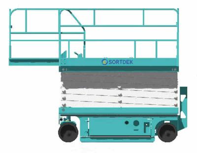China Self Moving Aerial Work Platforms Scissor Type Height 8 Meters for sale