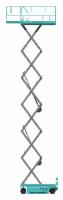 China Outdoor 12 Meters Height Mobile Aerial Work Platforms Scissor Type for sale