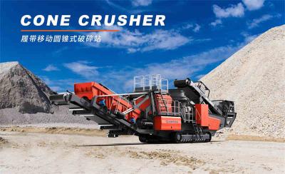 China 300 T/H Crawler Mobile Cone Crusher With Lamination Technology for sale