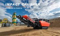 China Mobile Type Impact Crusher For Stone And Construction Waste Crushing for sale