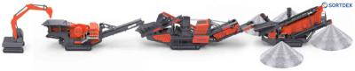 China Stable Mobile Crushers And Screeners 120 - 300 T/H for sale