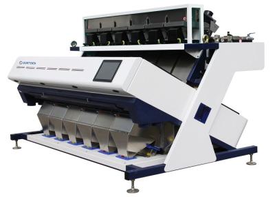 China Multi Use 6 Chute Wheat Color Sorter With High Frequency Solenoid Valve for sale