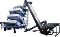 China Touch Screen Control Tea Color Sorter Five Layer , CCD Color Sorting Machine for sale
