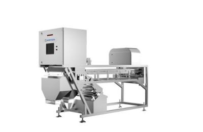 China Wet Food / Vegetable Color Sorter Fruit Sorting Machine Remote Control for sale