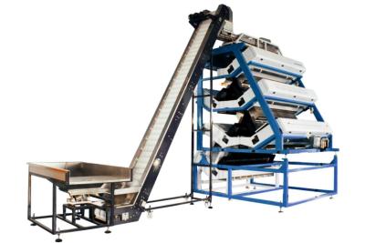 China High Output Tea Colour Sorter Machine Four Layer Long Service Life LED Light for sale