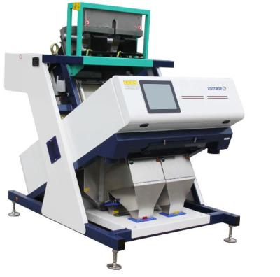 China Convenient Plastic Color Sorting Machine 2 Chute Mini Color Sorter Machine for sale