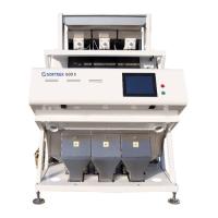China RGB Three Chutes Optical Color Sorter With 12 Inch HD Touch Screen for sale