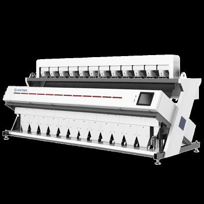 China 12 Chutes 768 Channels Rice Sorting Machine Vertical 25T/H Rapid 12 for sale