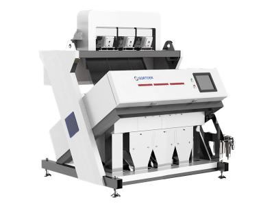 China 3 Chutes Rice Color Sorting Machine Intelligent Recognition for sale