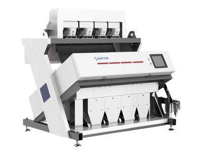 China 256 Channels AI Rice Sorting Machine 4 Chutes For 3 Times Sorting for sale