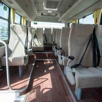 China 10-20 Seats Electric Passenger Carrier City Bus Front Axle 3.5T Engine Capacity 4 6L for sale