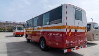 China Oil Field Used Sleeping Bed Coach Bus with LHD 10-31 Seats and Manual Transmission for sale