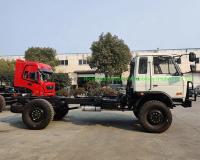 China Versatile 6x6 Cargo Truck Chassis All Wheel Drive Half a Row Seat 1-10t Load Capacity for sale