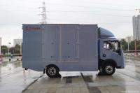 China 18.5CBM Electric Van Cargo Truck with Rear Camera and Electronic Stability Control for sale