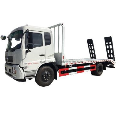 China Dongfeng 4X2 Excavator Flat Bed Wrecker 8700X2500X3200 mm Dimensions L x W x H mm for sale