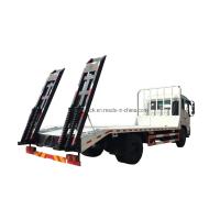China Dongfeng 4X2 Excavator Flat Bed Wrecker 8700X2500X3200 mm Dimensions L x W x H mm for sale